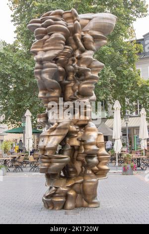 Bonn September 2022: The sculpture by Anthony Cragg is a real eye ...