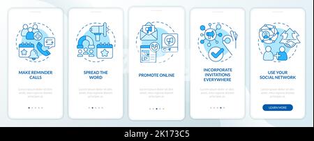 Engaging guests on business meeting rectangle infographic template ...
