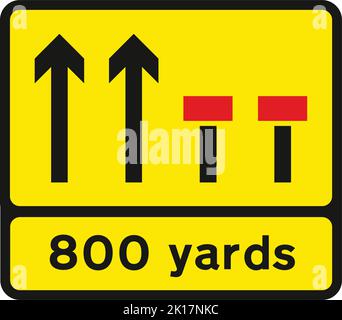 One lane crossover at contraflow road works, The Highway Code Traffic ...