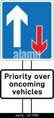Traffic has priority over oncoming vehicles, The Highway Code Traffic ...