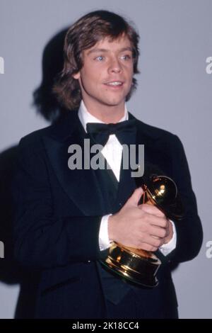 Mark Hamill at the 1978 Saturn Awards ceremony at the Coconut Grove ...