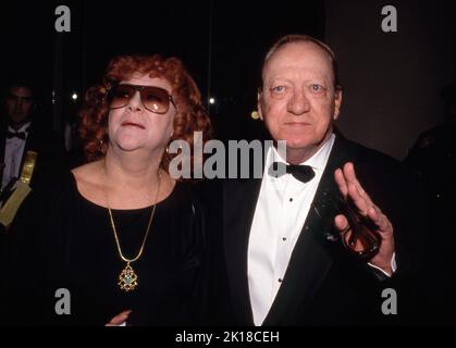 Huntz Hall and Lee Hall January 1990 Credit: Ralph Dominguez/MediaPunch ...