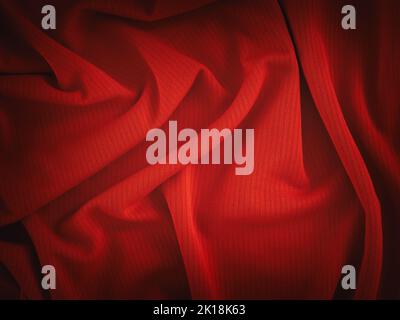 Crumpled dark red fabric as background, top view Stock Photo - Alamy