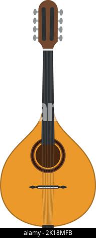 strings mandolin cartoon vector illustration Stock Vector Image & Art ...