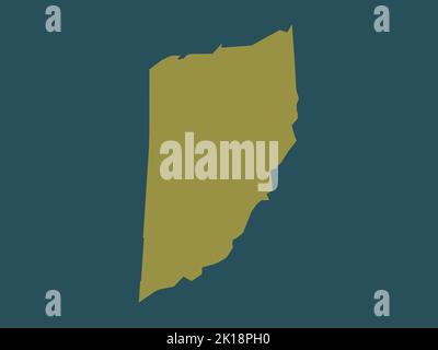 Cayo, district of Belize. Solid color shape. Locations of major cities ...