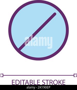 Disk shaped tablet flat color ui icon Stock Vector Image & Art - Alamy