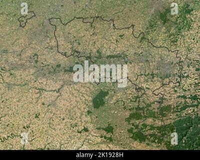 Hainaut, province of Belgium. High resolution satellite map. Locations ...