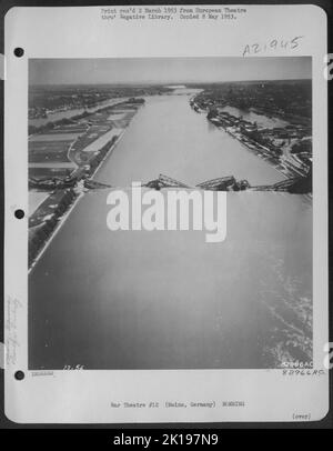 Blasted Bridges Reflect The Fury Of Allied Air Attack And The Swiftness ...