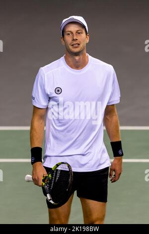 Botic van de Zandschulp of Netherlands during the 2025 Qatar ExxonMobil ...