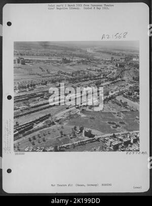 Bomb Damage, Hanau, Germany Stock Photo - Alamy