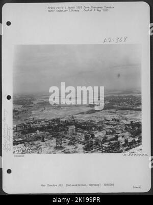 Bomb Damage At Gelsenkirchen, Germany Stock Photo - Alamy