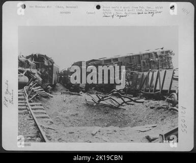 Bomb Damage In Railroad Yard At Cologne, Germany Stock Photo - Alamy