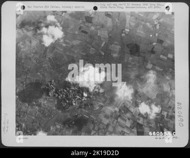 Bombs Dropped Form Boeing B-17 "Flying Fortress" Of The 381St Bomb ...
