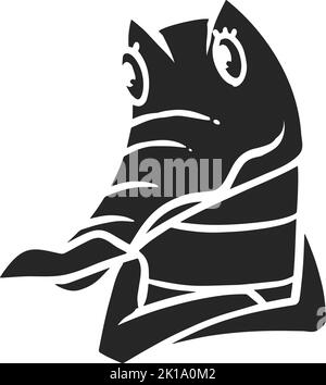 Hand drawn female alligator cartoon character in sticker style vector ...