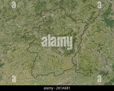 Limburg, province of Belgium. Low resolution satellite map. Locations ...
