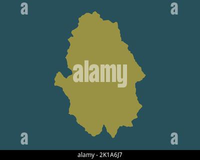 Haa, district of Bhutan. Solid color shape. Corner auxiliary location ...