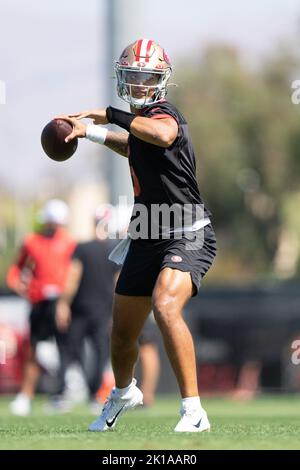 Sep 16, 2022; Santa Clara, California, USA; San Francisco 49ers wide ...