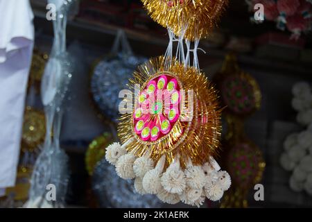 A Chandmala is associated deeply with the Durga Puja Stock Photo - Alamy