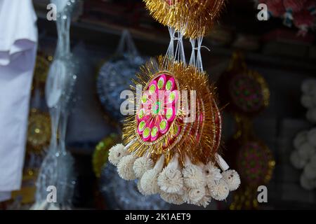 A Chandmala is associated deeply with the Durga Puja Stock Photo - Alamy