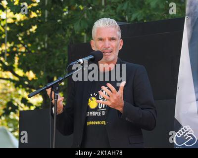 Human Rights activist Craig Foster AM addresses Canberra Palm Sunday ...
