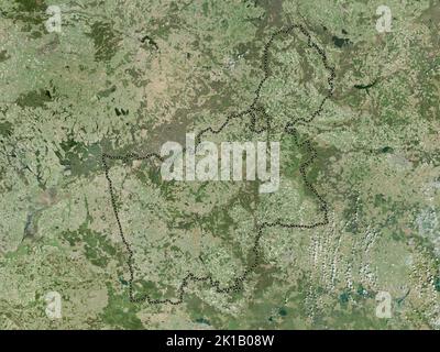 Hrodna, region of Belarus. High resolution satellite map Stock Photo ...