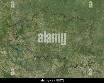Vitsyebsk, region of Belarus. Low resolution satellite map. Locations ...