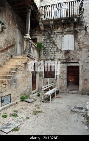 A beautiful old building with ornamented walls in Morocco against the ...