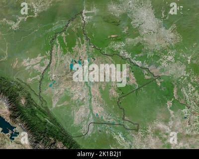 El Beni, department of Bolivia. High resolution satellite map ...