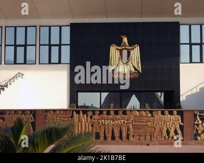 Cairo, Egypt, August 18 2022: The unknown soldier memorial place and ...