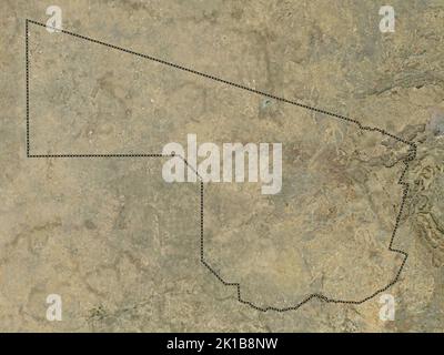 Southern, district of Botswana. High resolution satellite map ...