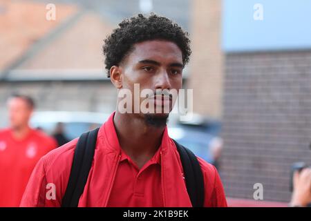 Nottingham, UK. 16th September 2022. Ryan Yates of Nottingham Forest ...