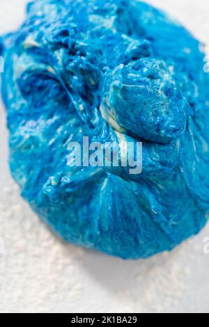 Patriotic cinnamon twists Stock Photo - Alamy