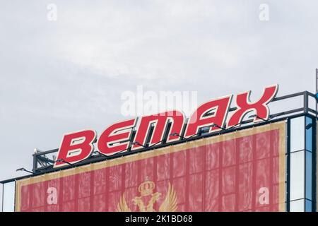 Podgorica, Montenegro - June 4, 2022: Logo and sign of CKB Banka OTP ...