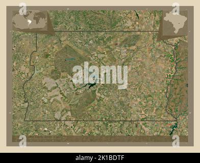 Distrito Federal, federal district of Brazil. High resolution satellite ...