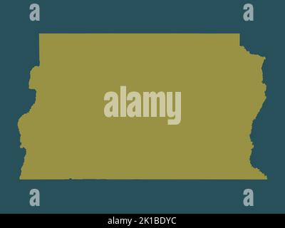 Distrito Federal, federal district of Brazil. Solid color shape ...