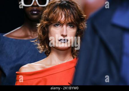 Madrid, Spain. 17th Sep, 2022. at the front row of “Aurelia Gil ...