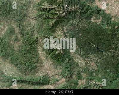 Blagoevgrad, province of Bulgaria. High resolution satellite map ...