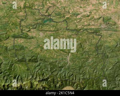 Gabrovo, province of Bulgaria. Low resolution satellite map. Locations ...