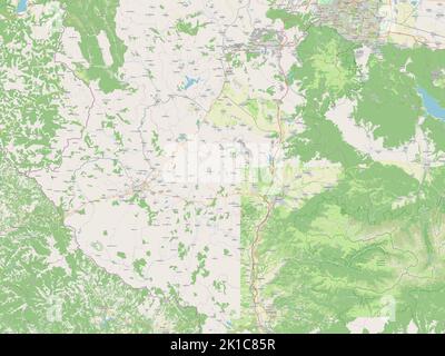 Kyustendil, province of Bulgaria. Open Street Map. Locations and names ...