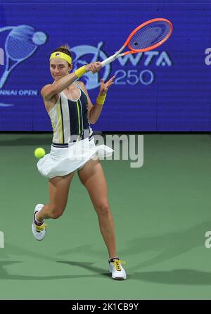 Chennai, India, 17th Sep 2022: Chennai Open WTA 250: Gabriela DABROWSKI ...