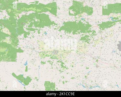 Plovdiv, province of Bulgaria. Open Street Map. Locations and names of ...