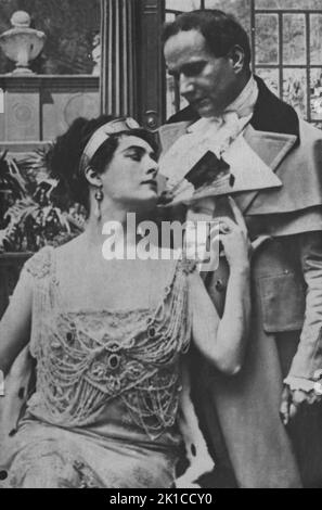 Francesca Bertini (1892-1985), actriz de cine mudo italiana Stock Photo ...