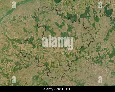 Razgrad, province of Bulgaria. Low resolution satellite map. Locations ...