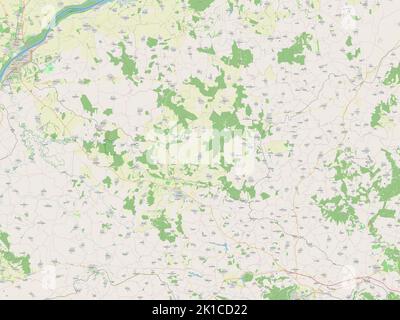 Razgrad, province of Bulgaria. Open Street Map. Locations of major ...