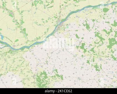 Ruse, province of Bulgaria. Open Street Map. Locations and names of ...