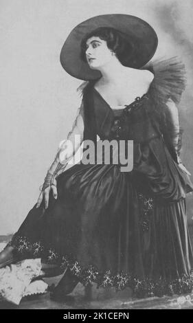 Francesca Bertini (1892-1985), actriz de cine mudo italiana Stock Photo ...