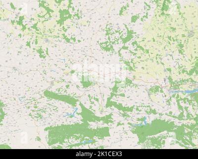 Shumen, province of Bulgaria. Open Street Map. Locations and names of ...