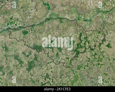 Silistra, province of Bulgaria. High resolution satellite map ...