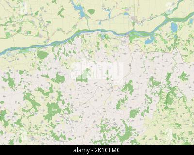 Silistra, province of Bulgaria. Open Street Map. Locations and names of ...