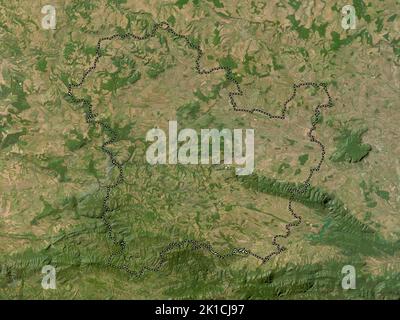 Targovishte, province of Bulgaria. Low resolution satellite map ...
